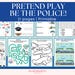 Police Activity Pack: Printable Kids Puzzles With Mazes and Drawing - Etsy