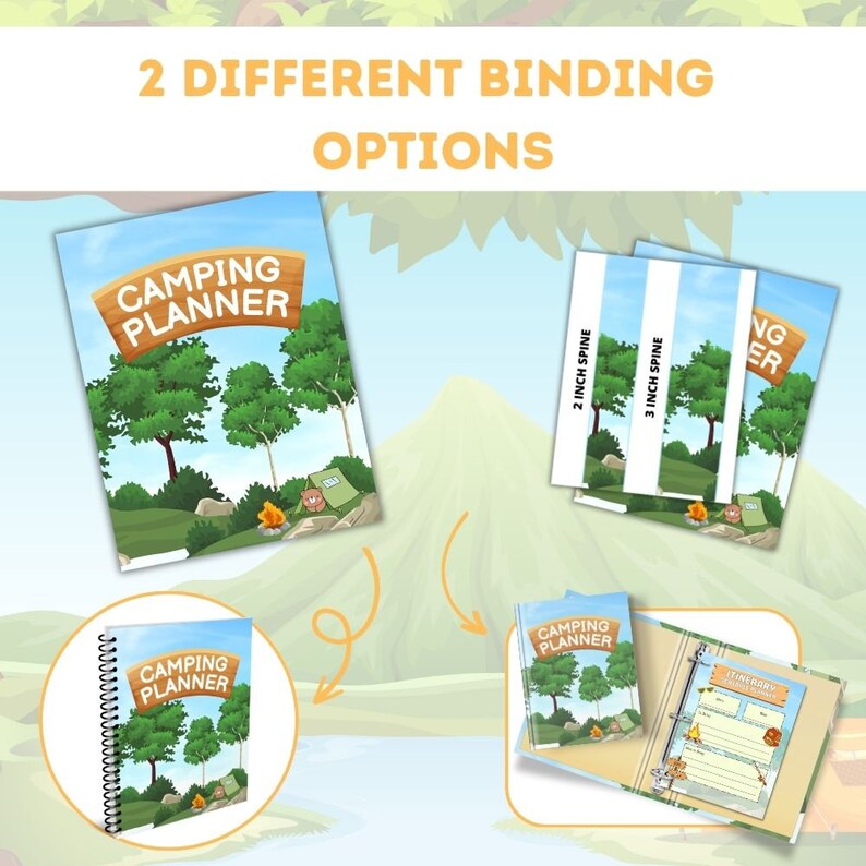 Camping Planner Bundle| Camping Holiday Planner | Camping Vacation ...