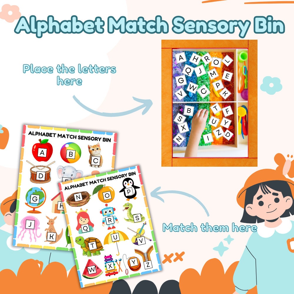 Alphabet Match | Preschool Curriculum | Letter Recognition | Alphabet ...