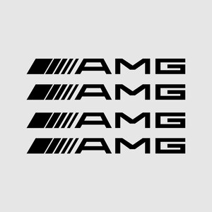 4 Mercedes-benz AMG Logo Stickers - Etsy Australia