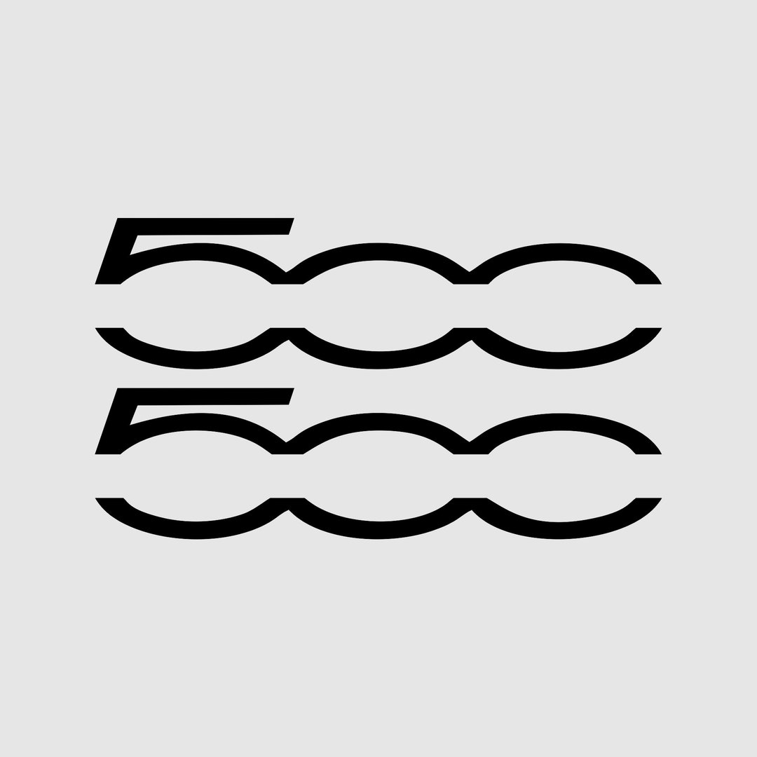 2 Fiat 500 Decals - Etsy