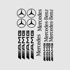 Kit of 14 Mercedes-benz Stickers - Etsy
