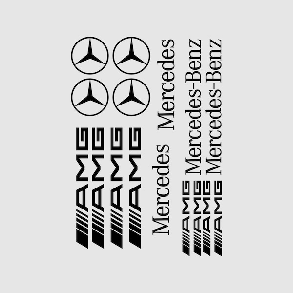 Mercedes Benz Stickers and Decals - Etsy