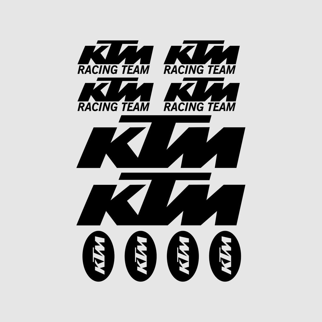 Kit of 10 Stickers KTM Stickers - Etsy