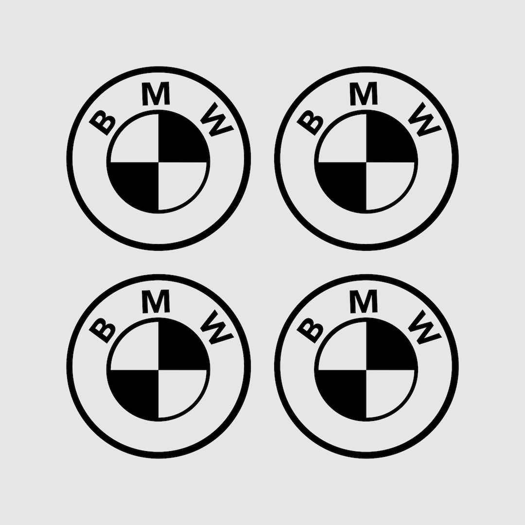4 BMW Logo Stickers - Etsy UK