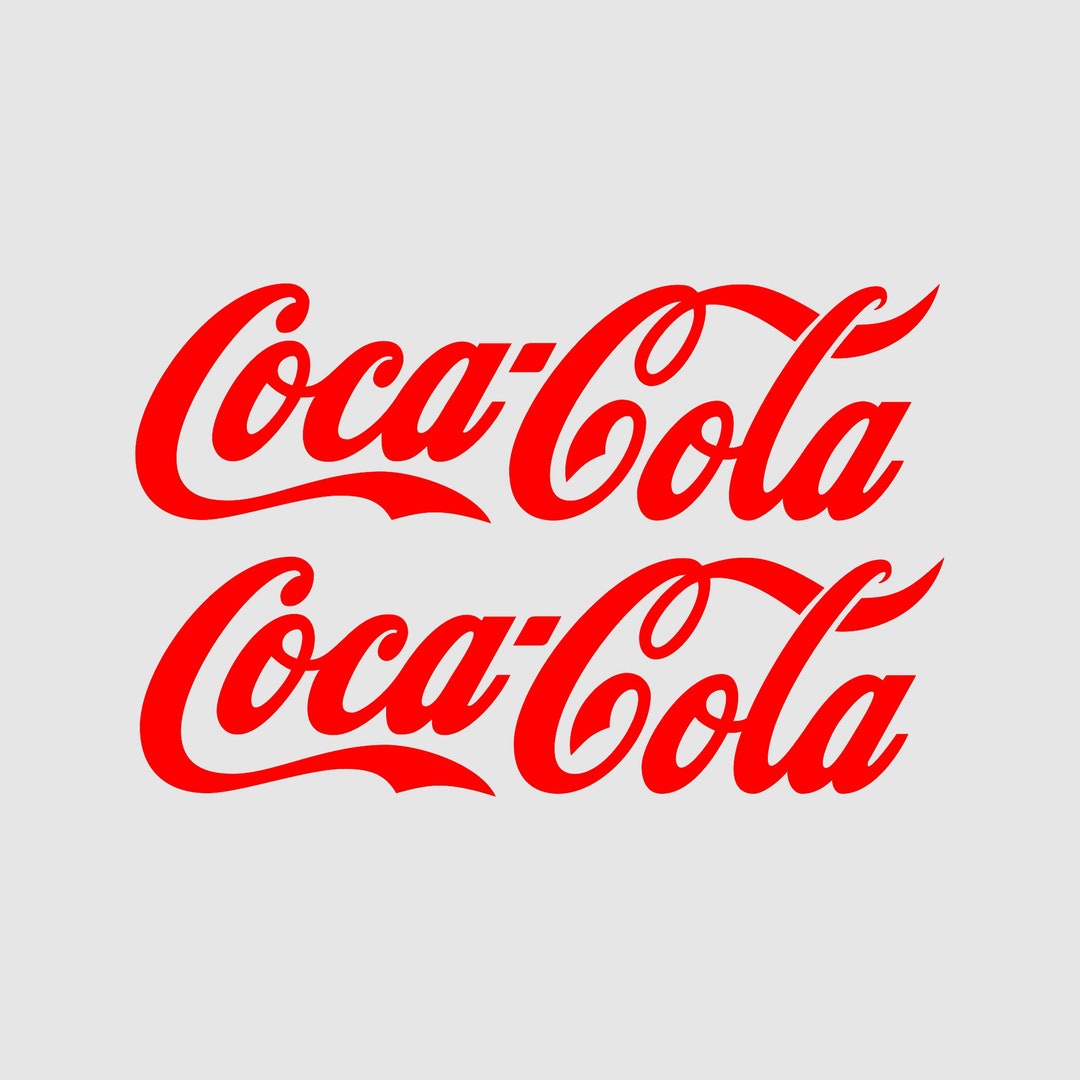 2 Coca-cola Stickers - Etsy