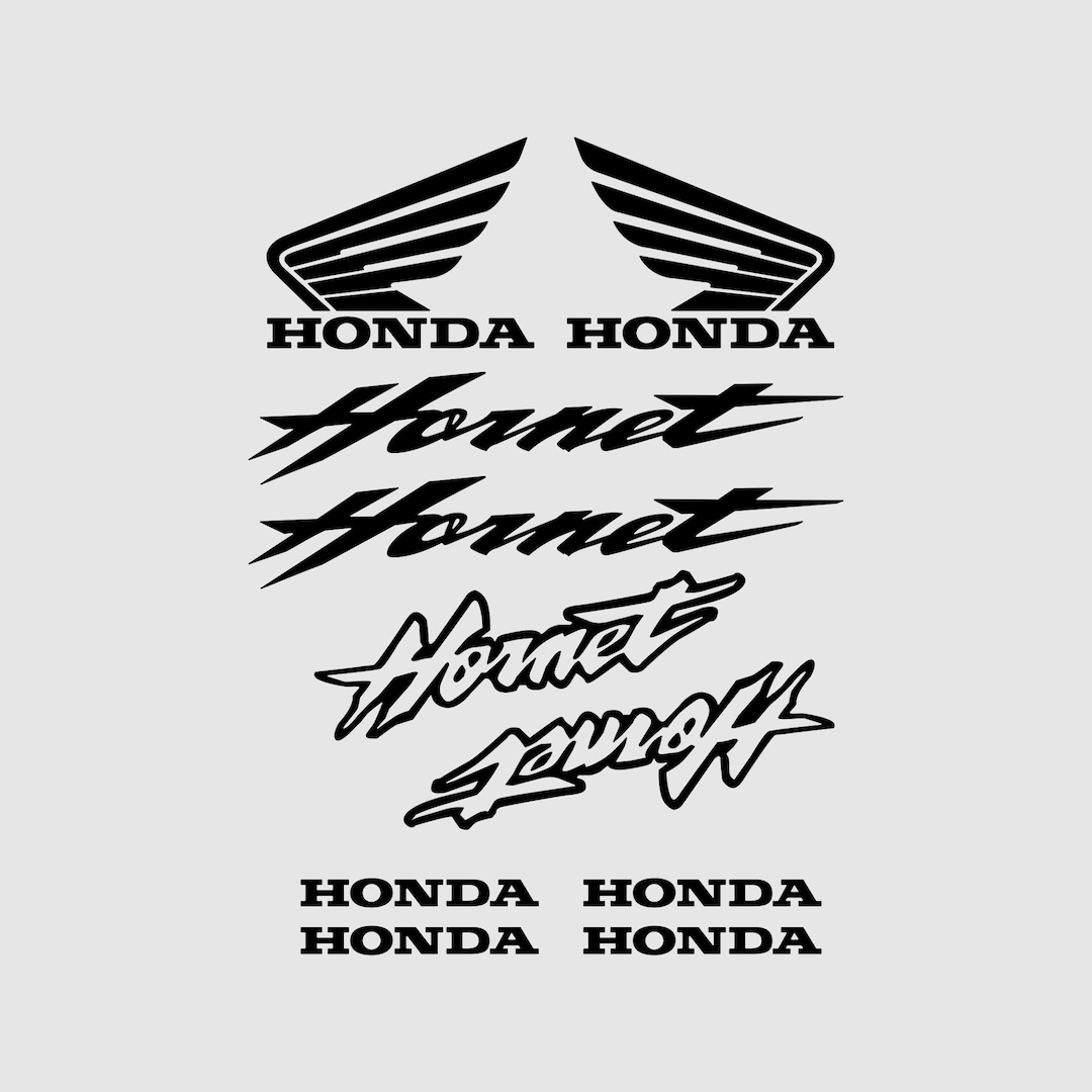 Honda Hornet Sticker Kit (10 Stickers) - Etsy