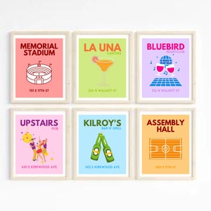 Indiana University Posters, IU Posters, College Prints, Trendy College ...