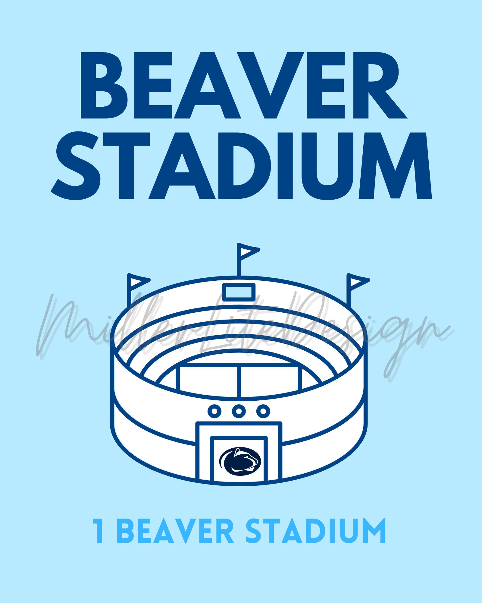 Penn State University Posters, PSU Posters, College Prints, Trendy ...