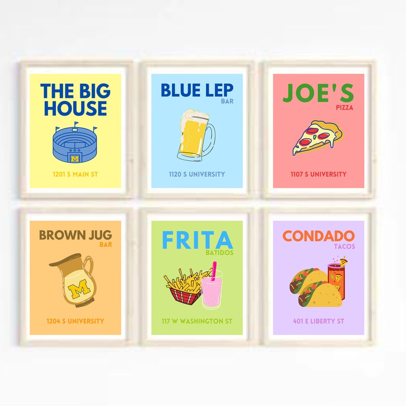 Michigan Poster - Etsy