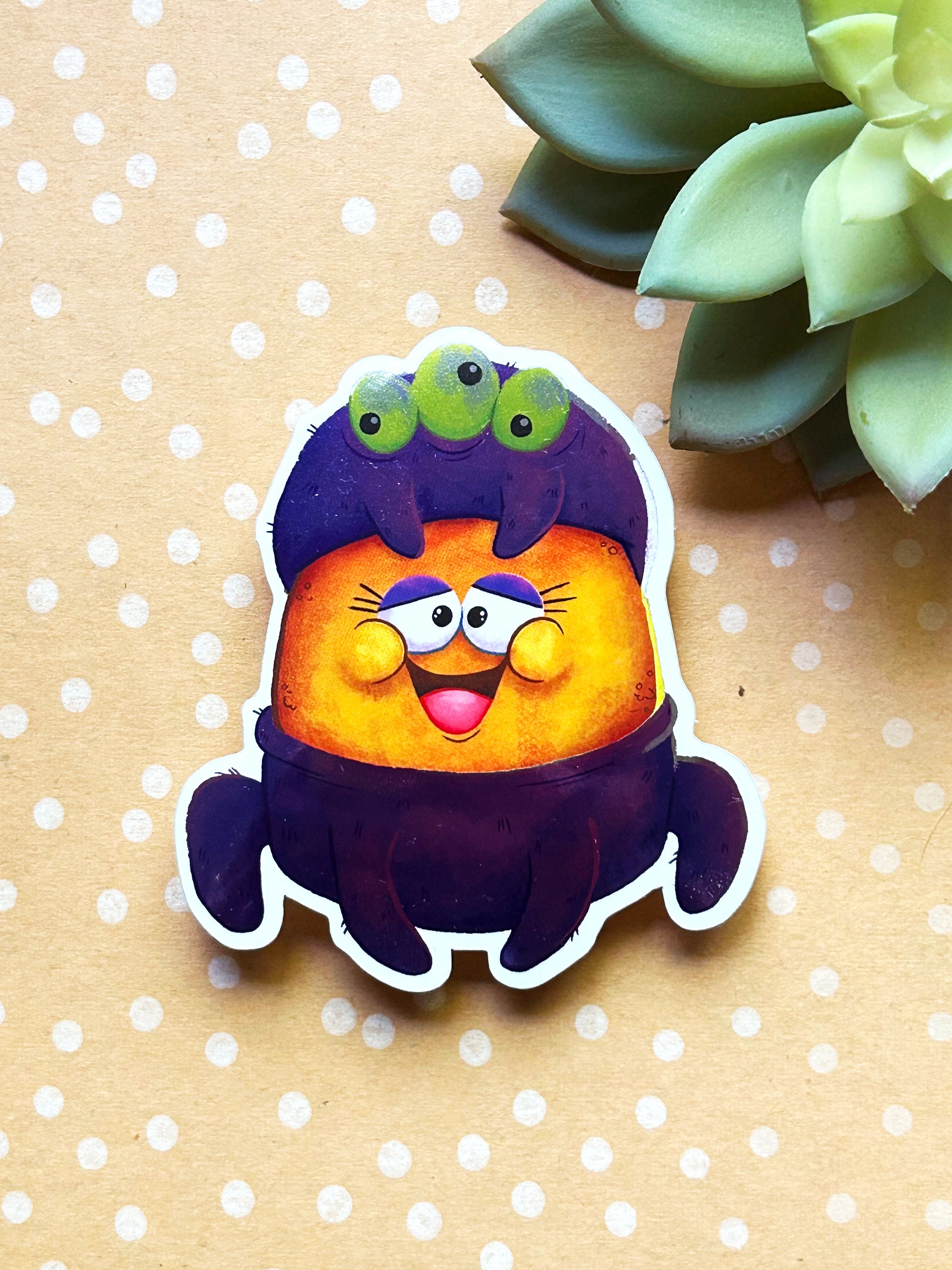 Spider Nugget Buddy Sticker - Etsy