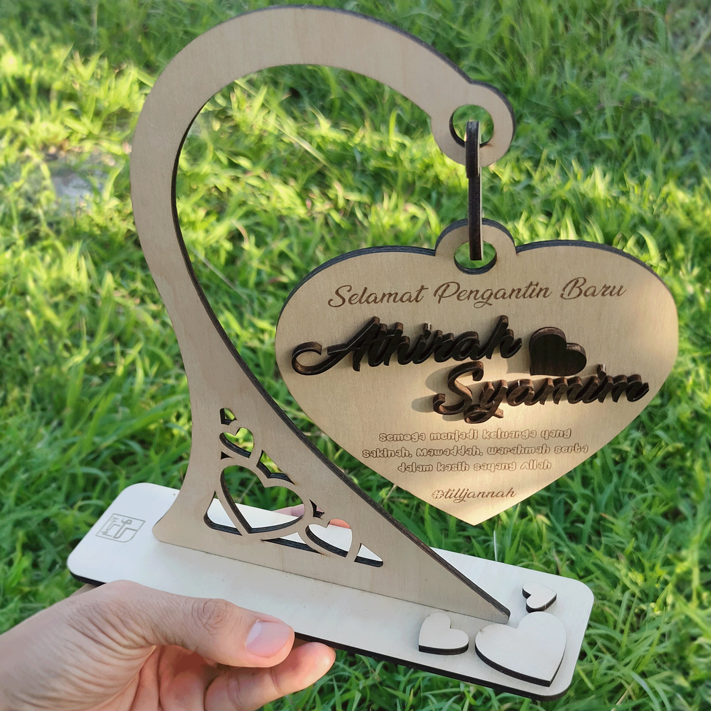 Hanging Love Cut and Carving With Stand Digital Download Glowforge SVG ...