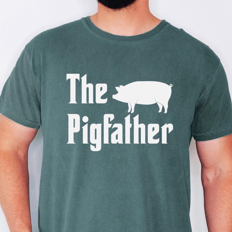 The Pigfather Shirt, Guinea Pig Dad Tee,father's Day Pig Daddy Gift Tee ...