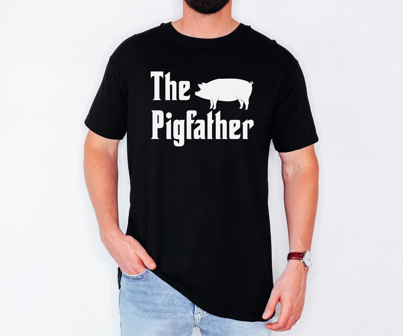 The Pigfather Shirt, Guinea Pig Dad Tee,father's Day Pig Daddy Gift Tee ...