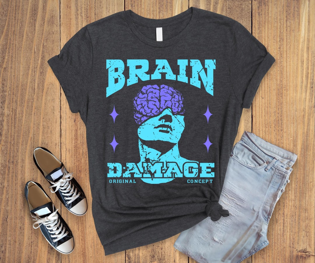 Brain Damage Original Concept Shirt,street Style Shirt,comfortable ...