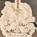 You Do Not Yield Sticker: Throne of Glass Sword, Floral Vinyl Decal - Etsy