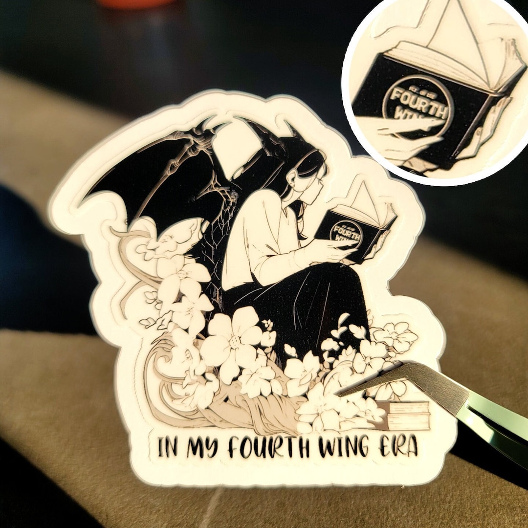 In My Fourth Wing Era Sticker | Fourth Wing Reader Gift - Etsy