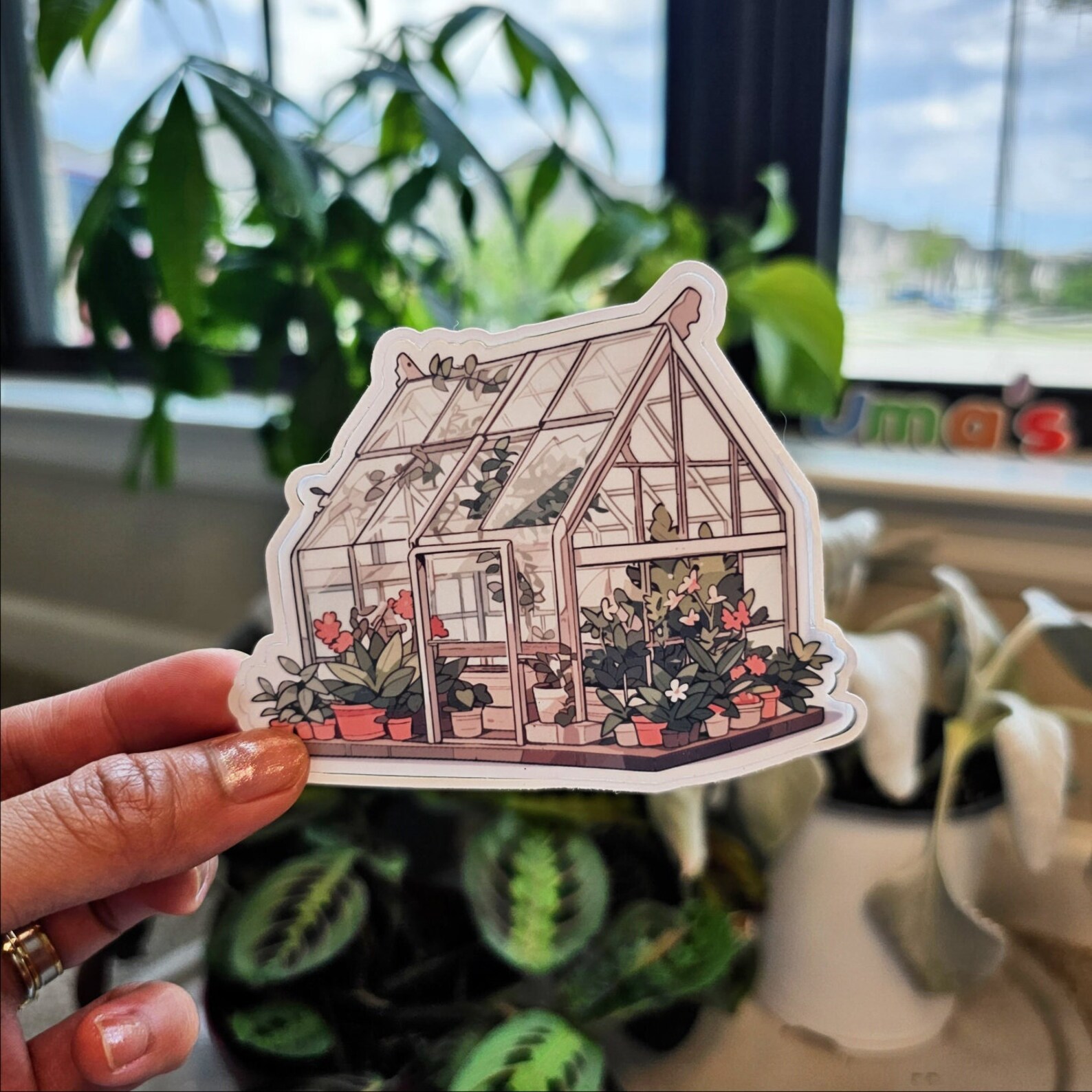Greenhouse Stickers for Plant Moms Plant Dad Stickers - Etsy