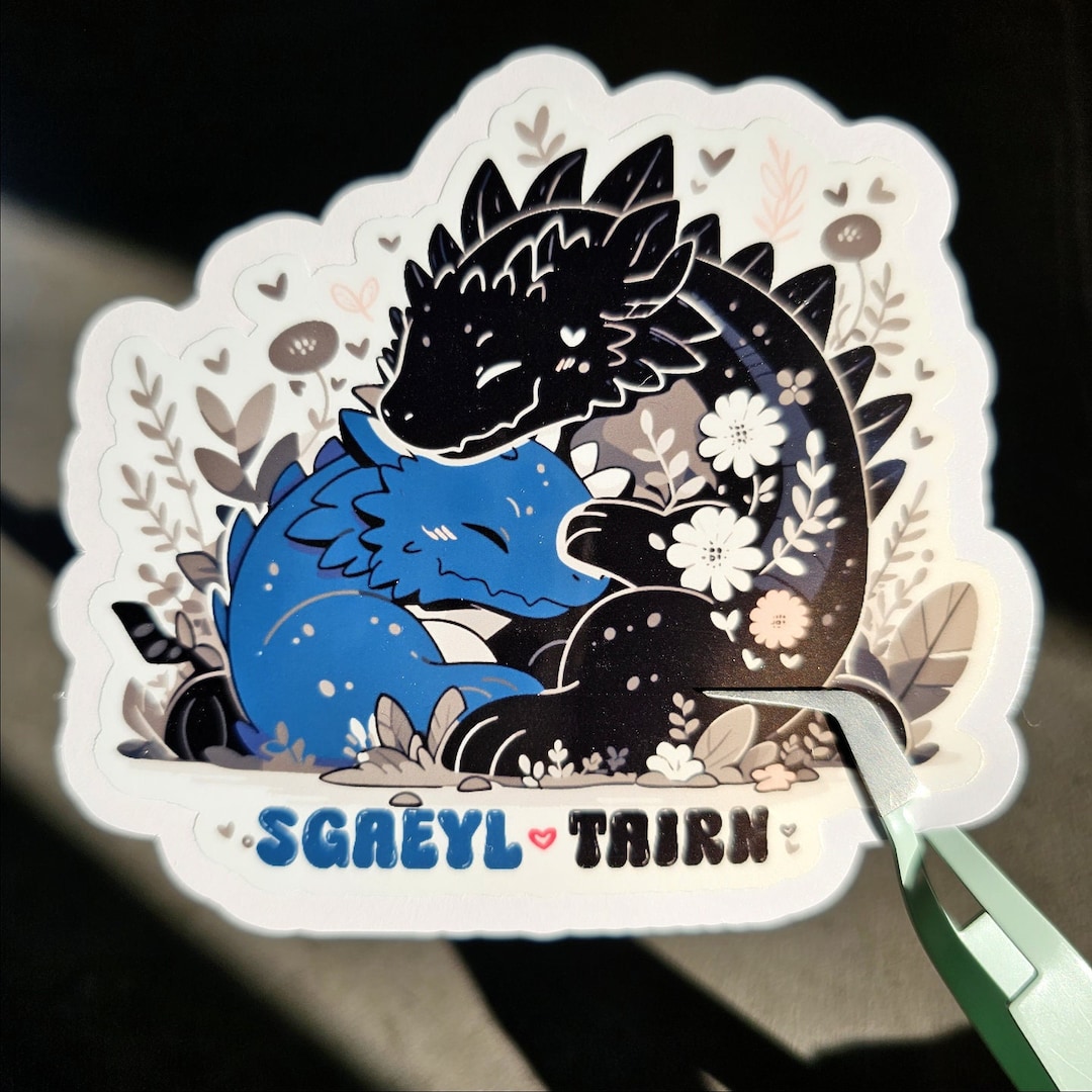 Fourth Wing Tairn Sgaeyl Sticker | Sticker of Love(wholesome Edition ...