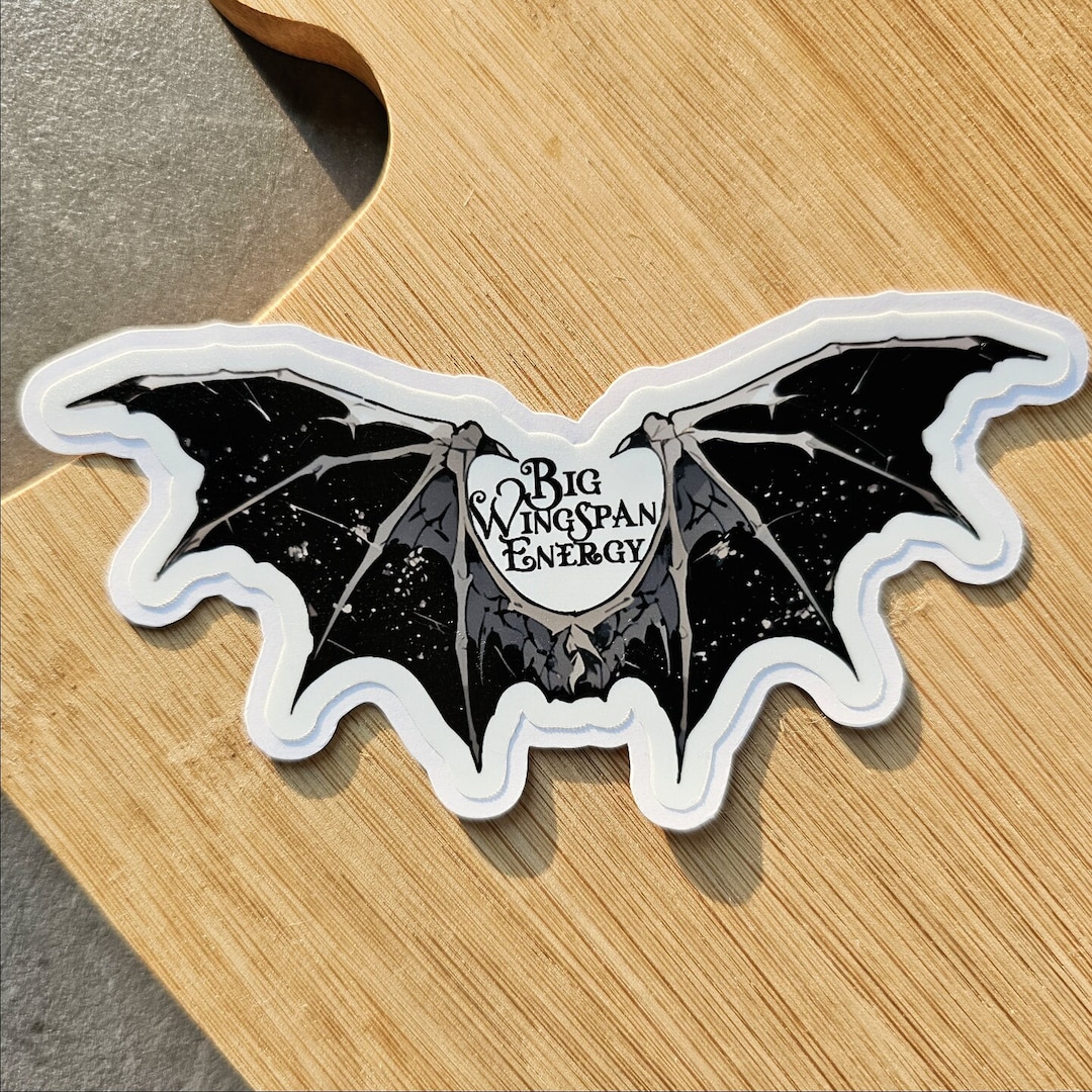 ACOTAR Rhysand Big Wingspan Energy Sticker | Bat Boys Fan Club | SJM - Etsy