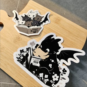 Fourth Wing Basgiath Dragons Sticker | Cute Wyverns | Riders Quadrant ...