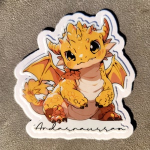 Andarna Fourth Wing Dragon Sticker | Andarna is My Favorite - Etsy