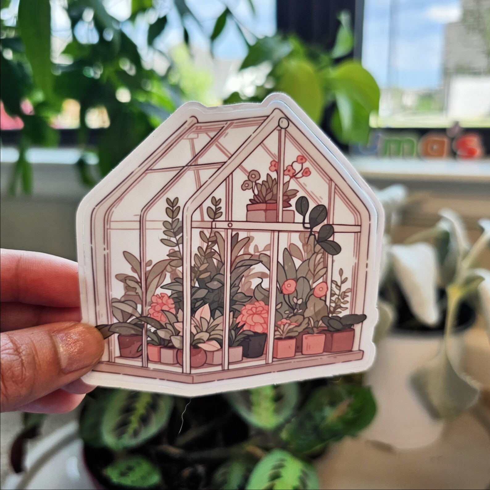 Greenhouse Stickers for Plant Moms Plant Dad Stickers - Etsy