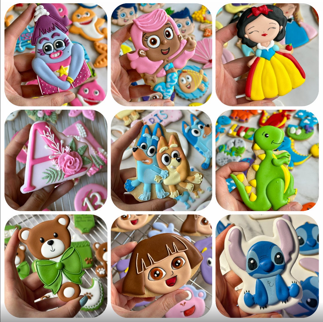Artisan Custom Cookies - Organic Royal Icing Sugar Cookies for Anime ...