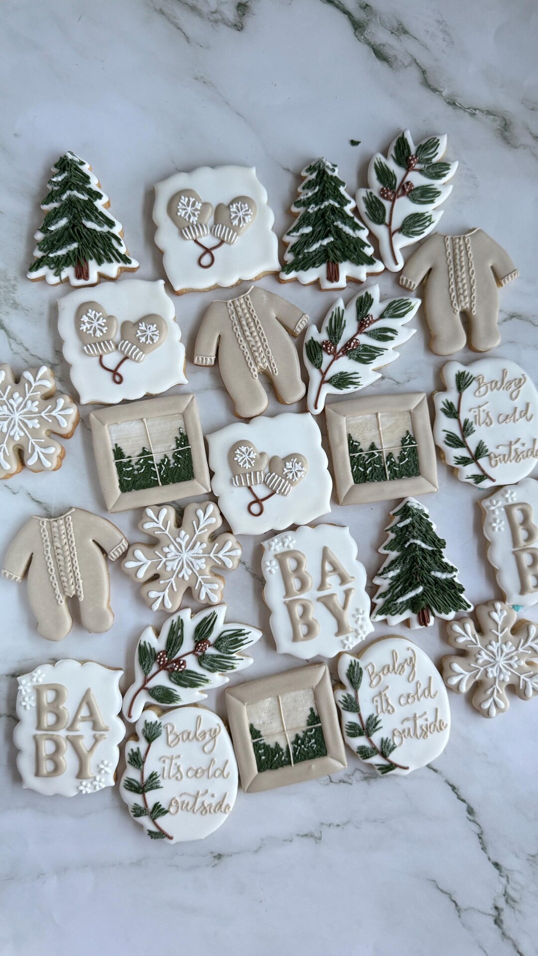 Winter Baby Shower Cookies – Baby It’s Cold Outside Cookies – Holiday ...