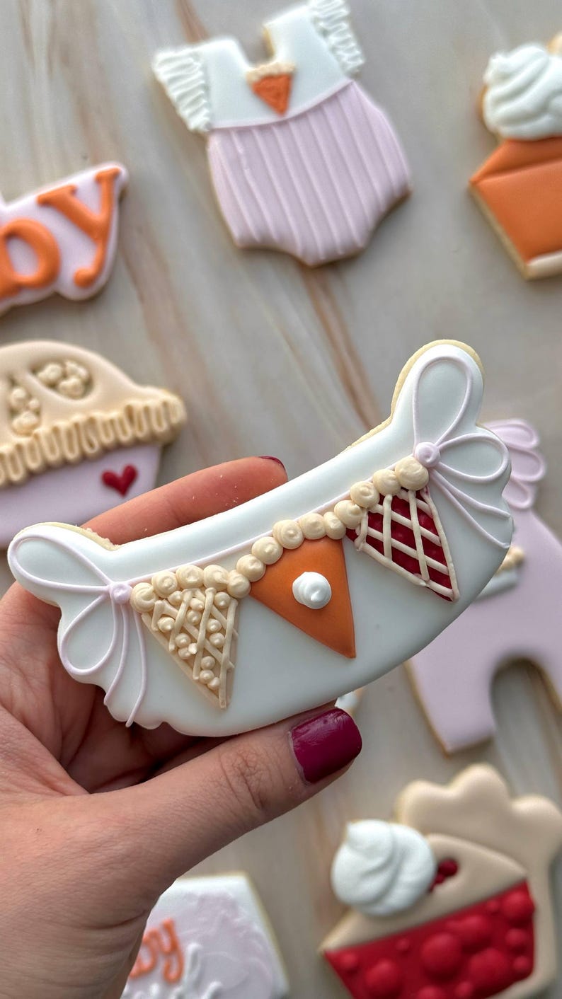 Cutie Pie Baby Shower Cookies – Fall Baby Shower Favors, A Little Cutie ...