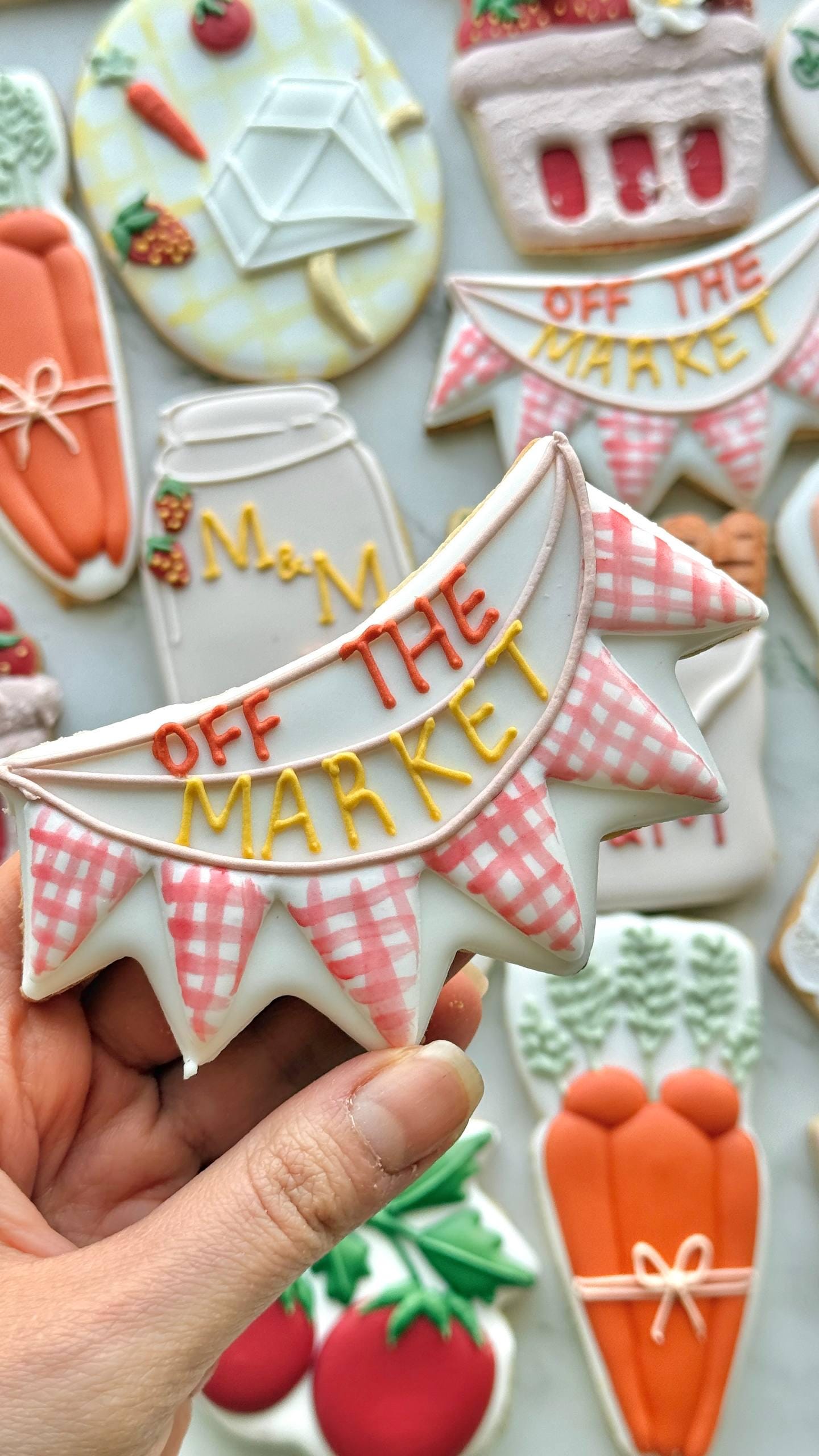 Fresh off the Market Sugar Cookies • Farmers Market Bridal Shower ...
