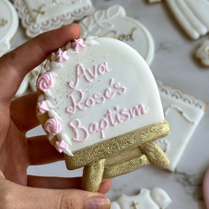 Baptism Christian Cookies Handmade Organic Natural Birthday Favors ...