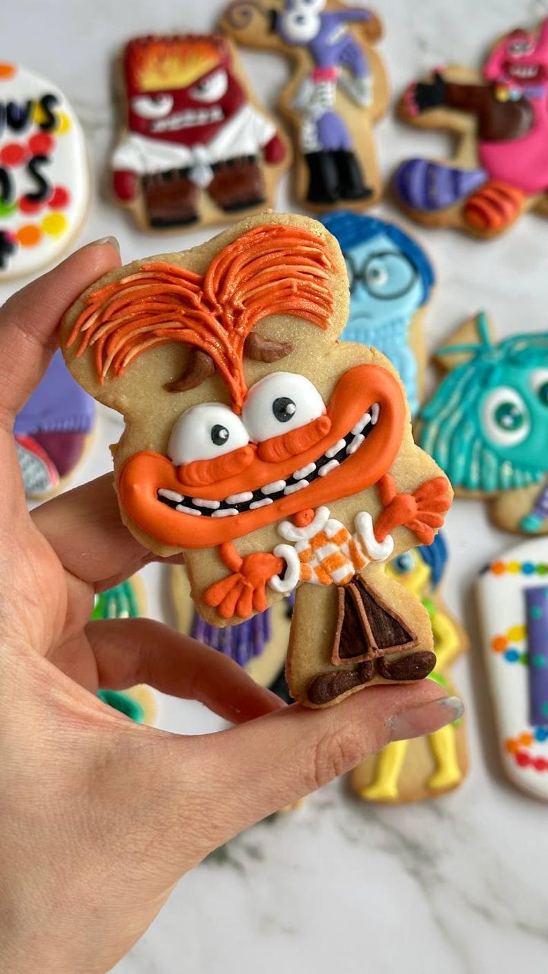 Inside Out Birthday Cookies – Custom Organic Natural Pixar Character ...