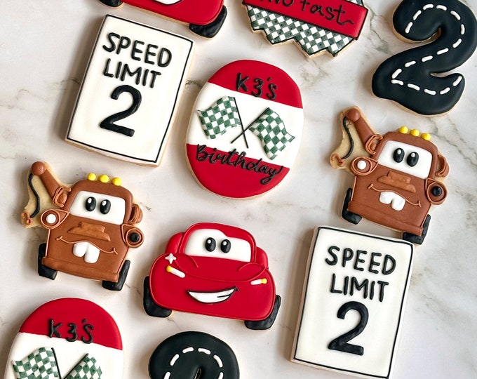 Cars Cookies - Etsy