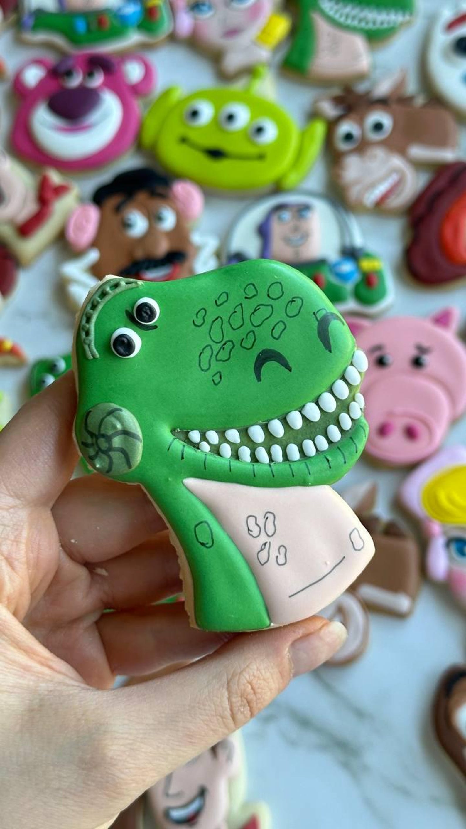 Toy Story Cookie Characters Organic Royal Icing Cartoon for Kids Set of ...