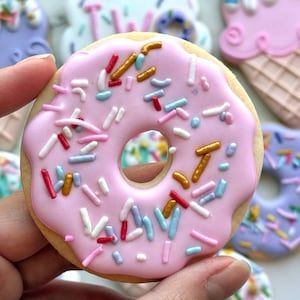 Two Sweet Birthday Cookies | Organic 2nd Birthday Party Favors | Ice ...