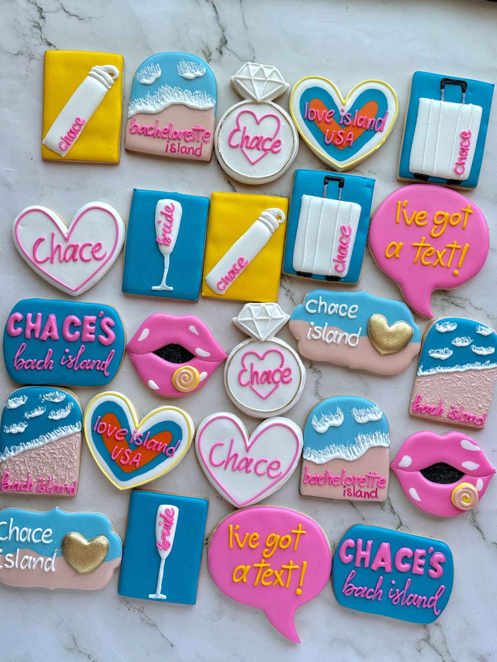 Custom Love Island Bachelorette Cookies – Personalized Name Organic ...