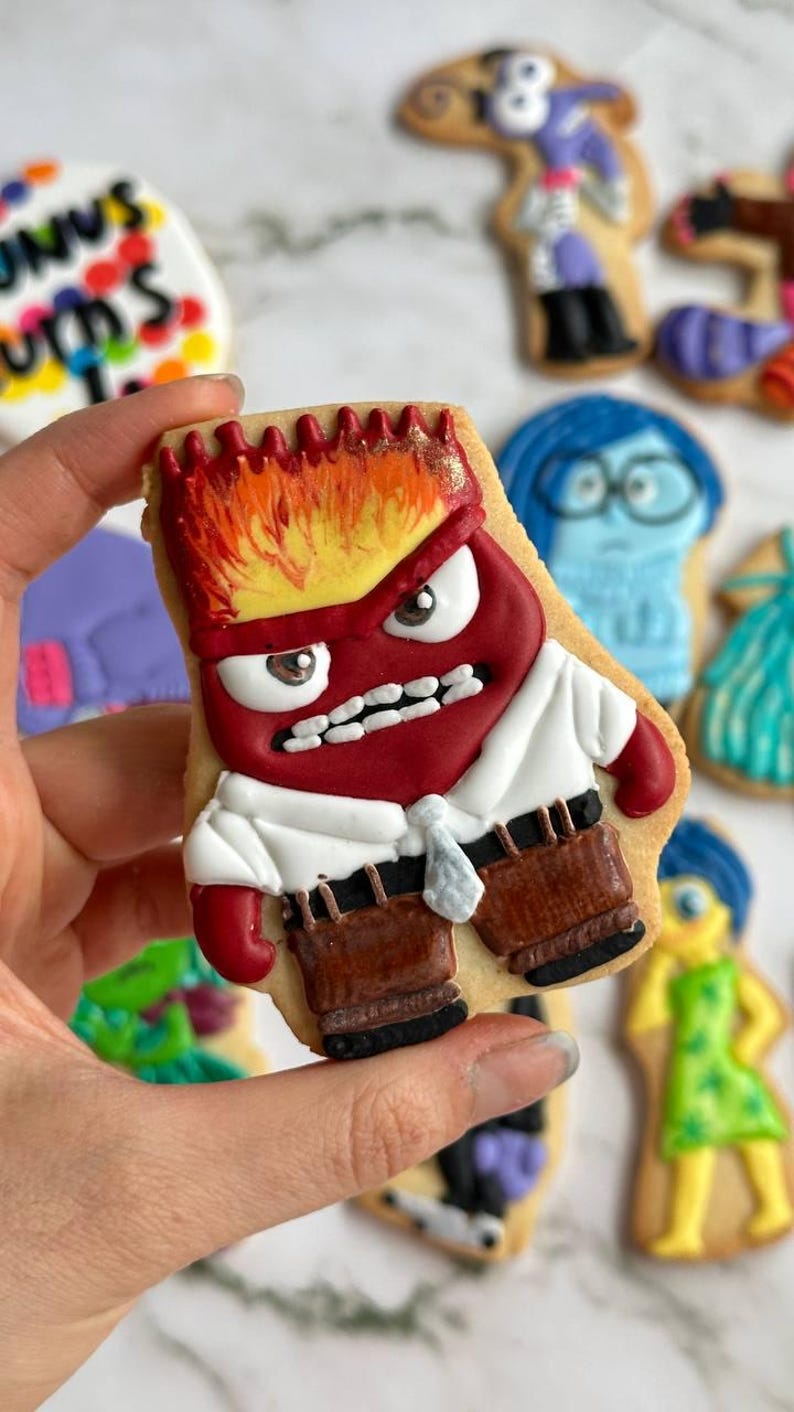 Inside Out Birthday Cookies – Custom Organic Natural Pixar Character ...
