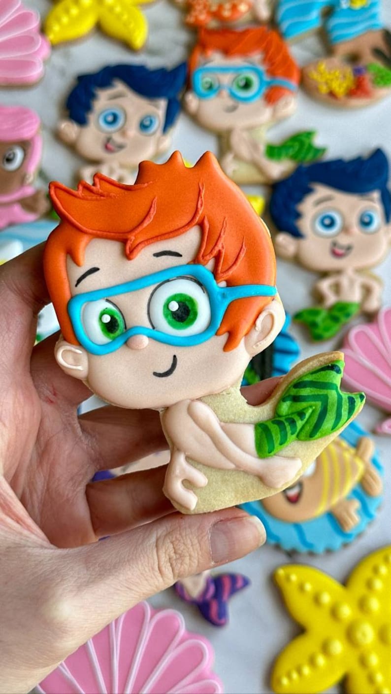 Custom Gluten Free Cookies: Organic Royal Icing, Cartoon Anime Disney ...