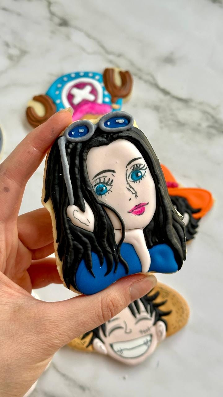Custom One Piece Cookies – Anime Sugar Cookies With Name & Age ...