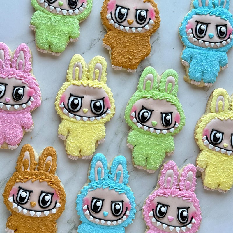 Labubu Orange - Etsy