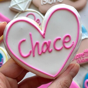 Custom Love Island Bachelorette Cookies – Personalized Name Organic ...