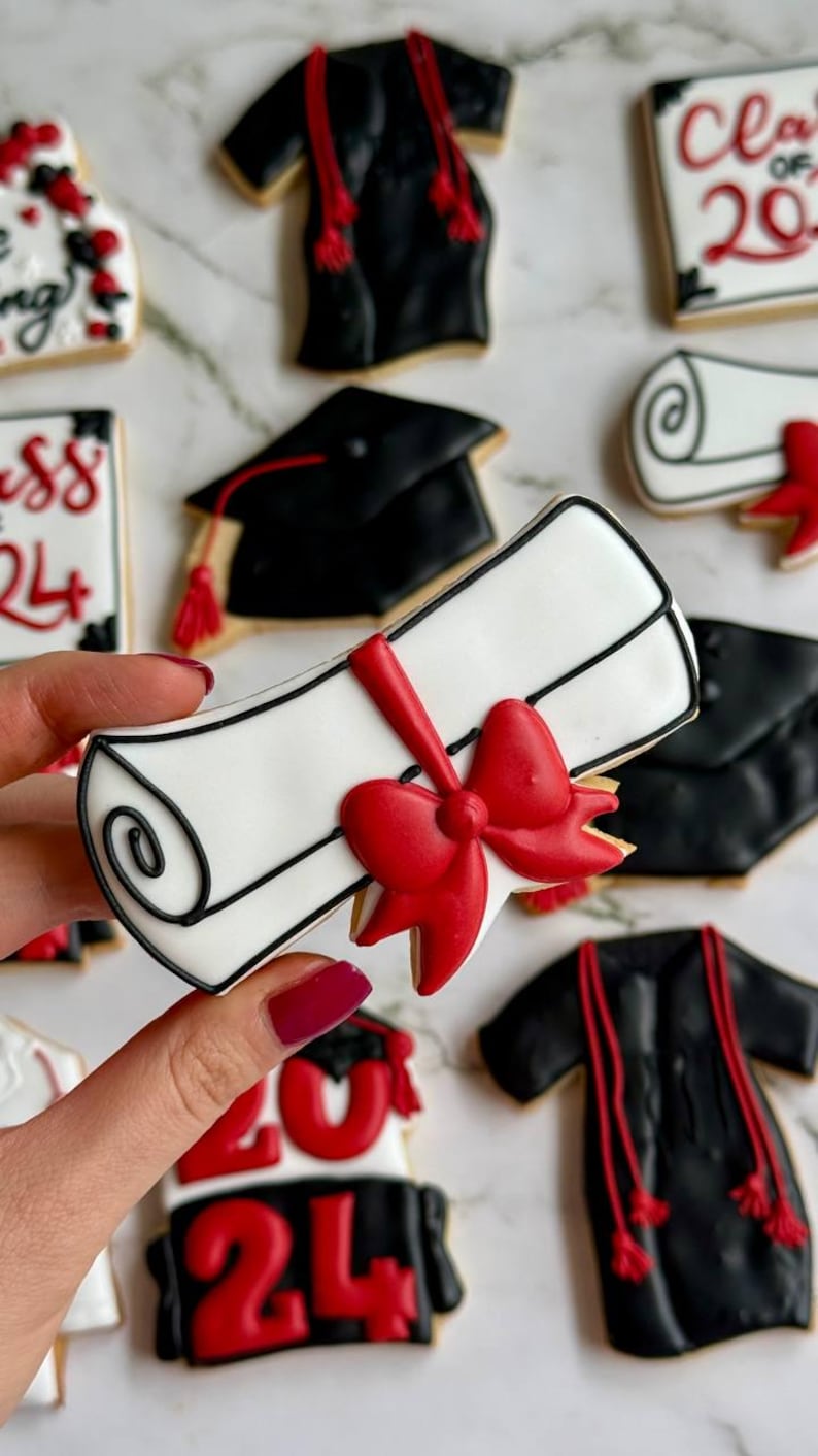 Graduation Cookies Class of 2026 | Nursing Medical Graduation Cookies ...