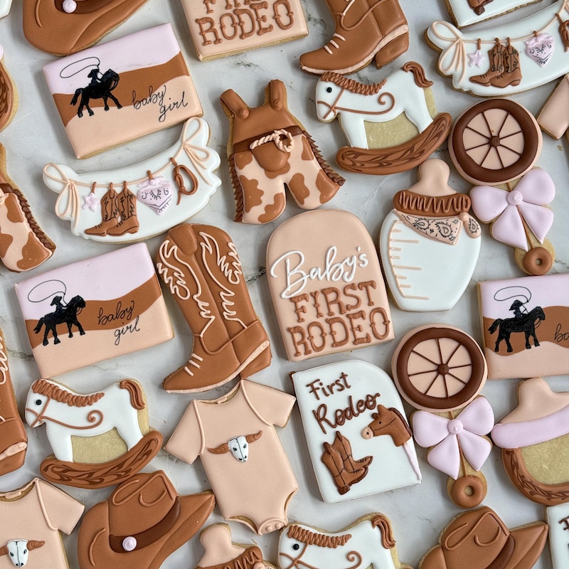 Western Theme Cookies - Etsy
