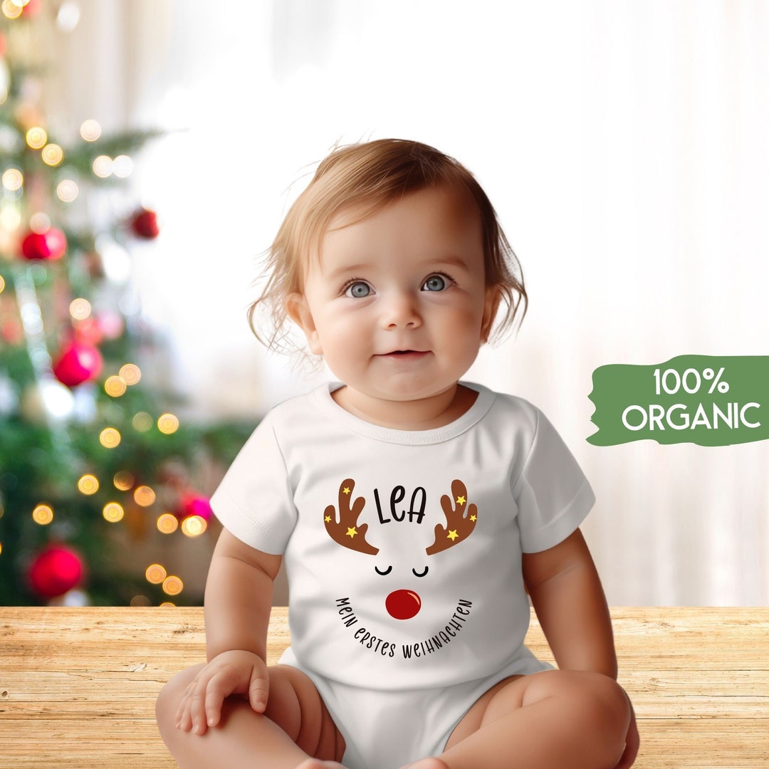 My First Christmas Sweet Christmas Bodysuit Baby Bodysuit - Etsy