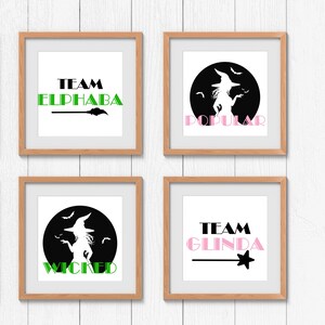 Wicked Broadway PNG Files: Elphaba, Glinda Art (digital Download) - Etsy