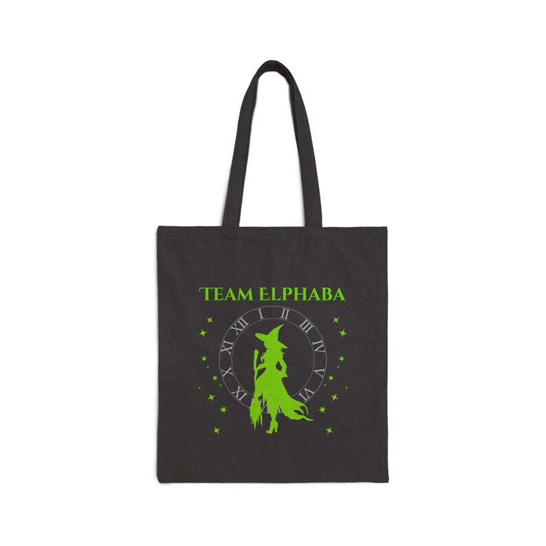 Team Elphaba Team Glinda Cotton Canvas Tote Bag, Wicked Tote Bag ...