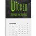 Wicked 2025 Calendar, Wicked Calendar, Hanging Wall Calendar, 2025 ...