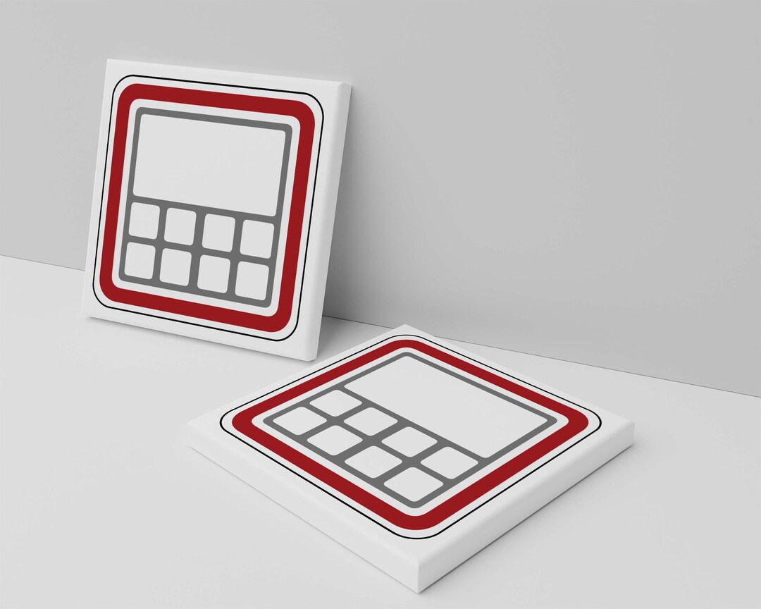 Computer Terminal - Semiotic Standard Icon Ceramic Tile - Etsy