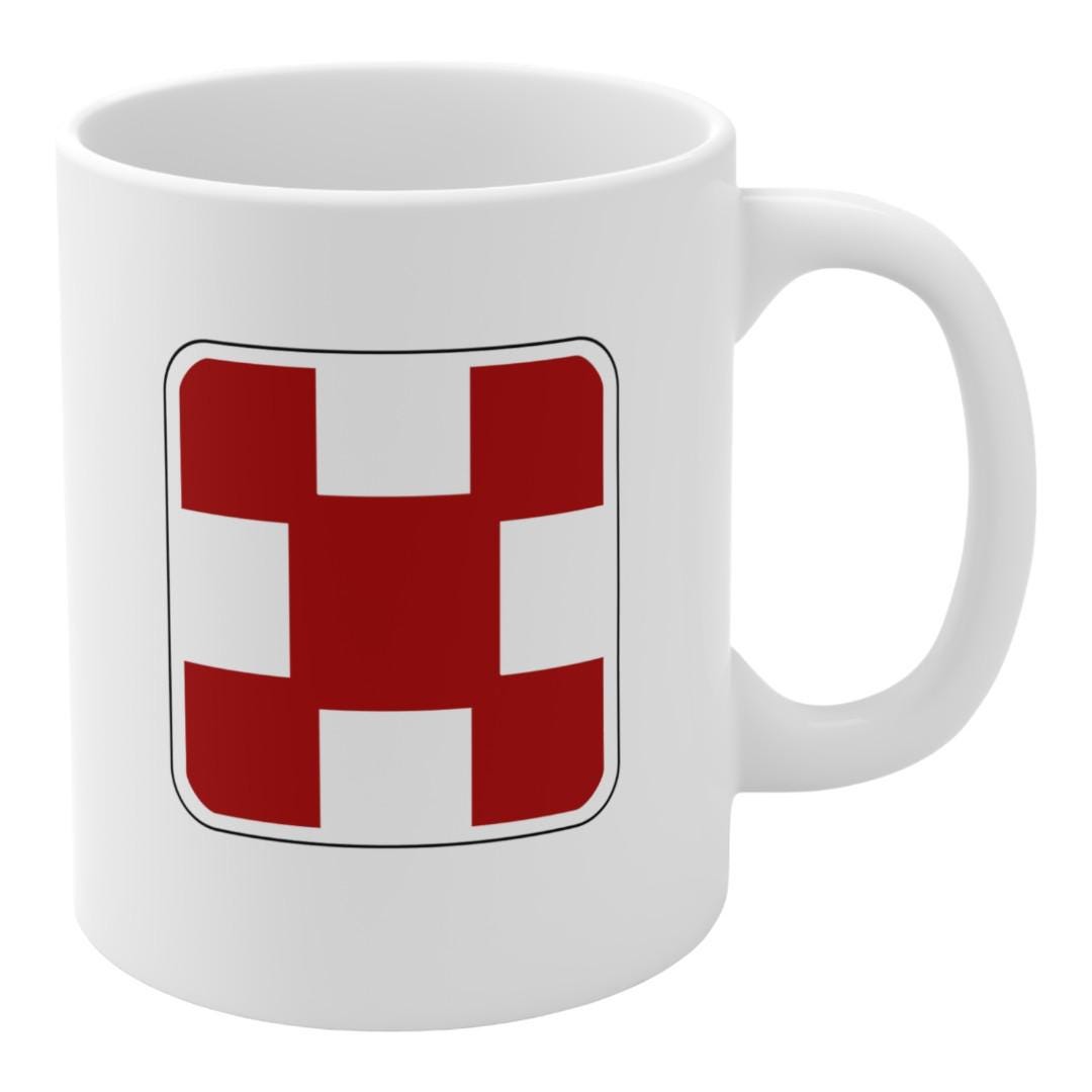 Hazard Warning - Semiotic Standard Icon Ceramic Coffee Mug - Etsy